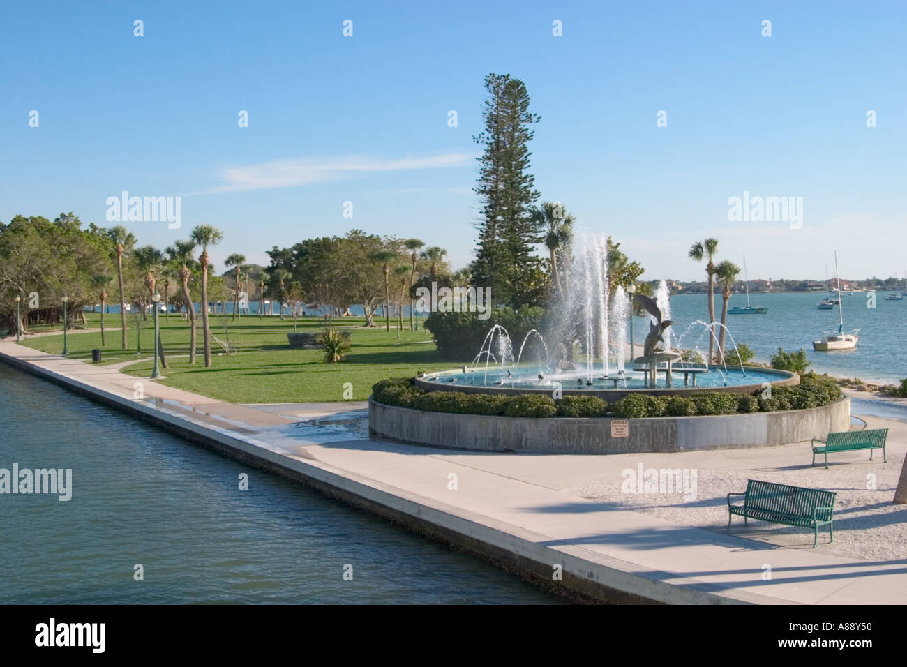 Bayfront Park Sarasota Florida Stock Photo - Alamy