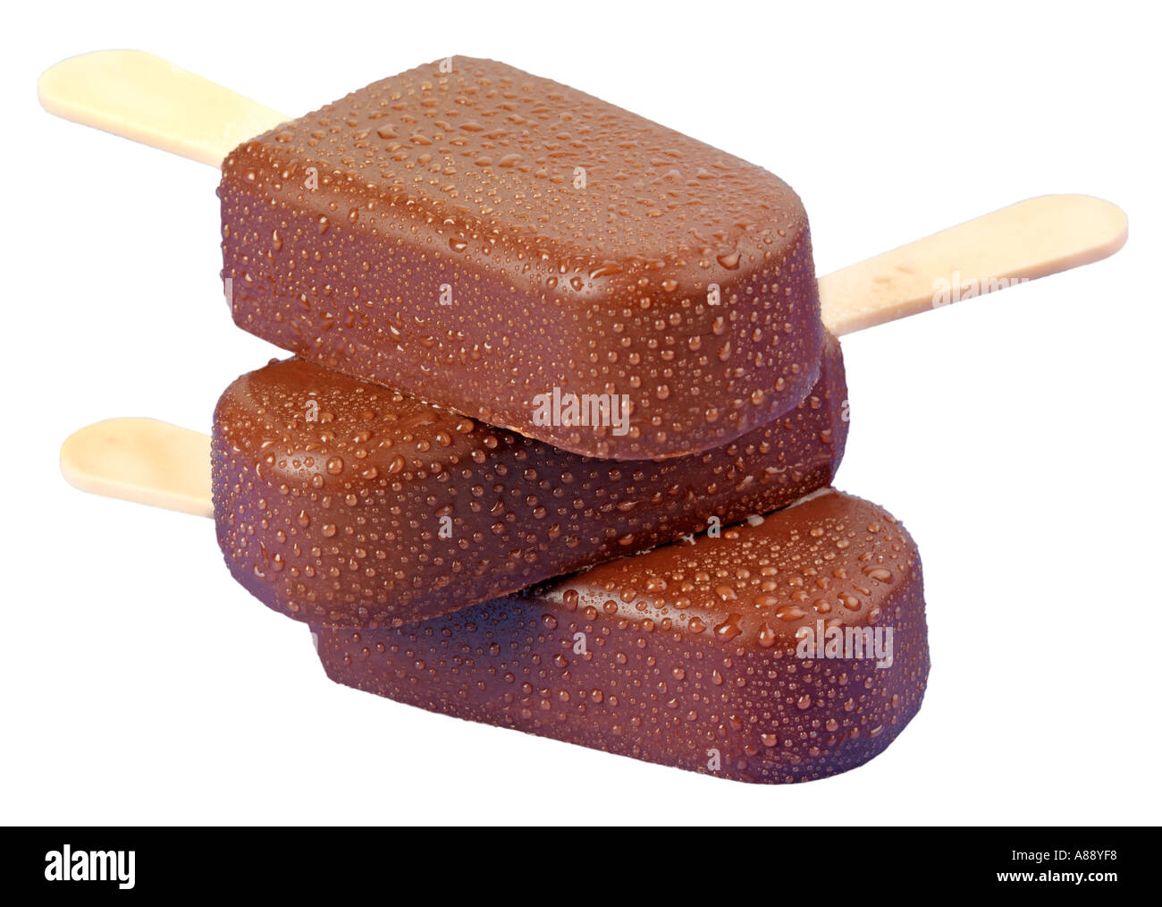 Chocolate ice cream bars Cut Out Stock Images & Pictures - Alamy