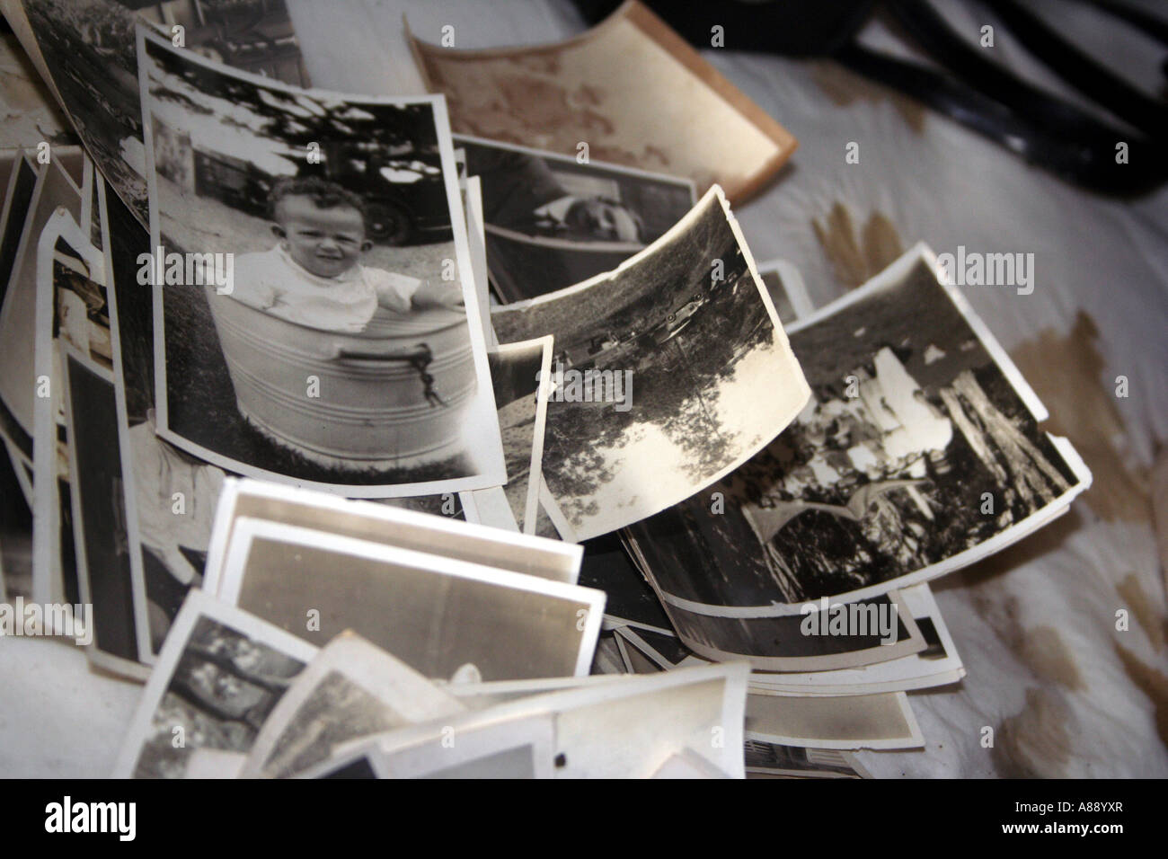 A COLLECTION OF OLD PHOTOS BDA10537 Stock Photo - Alamy