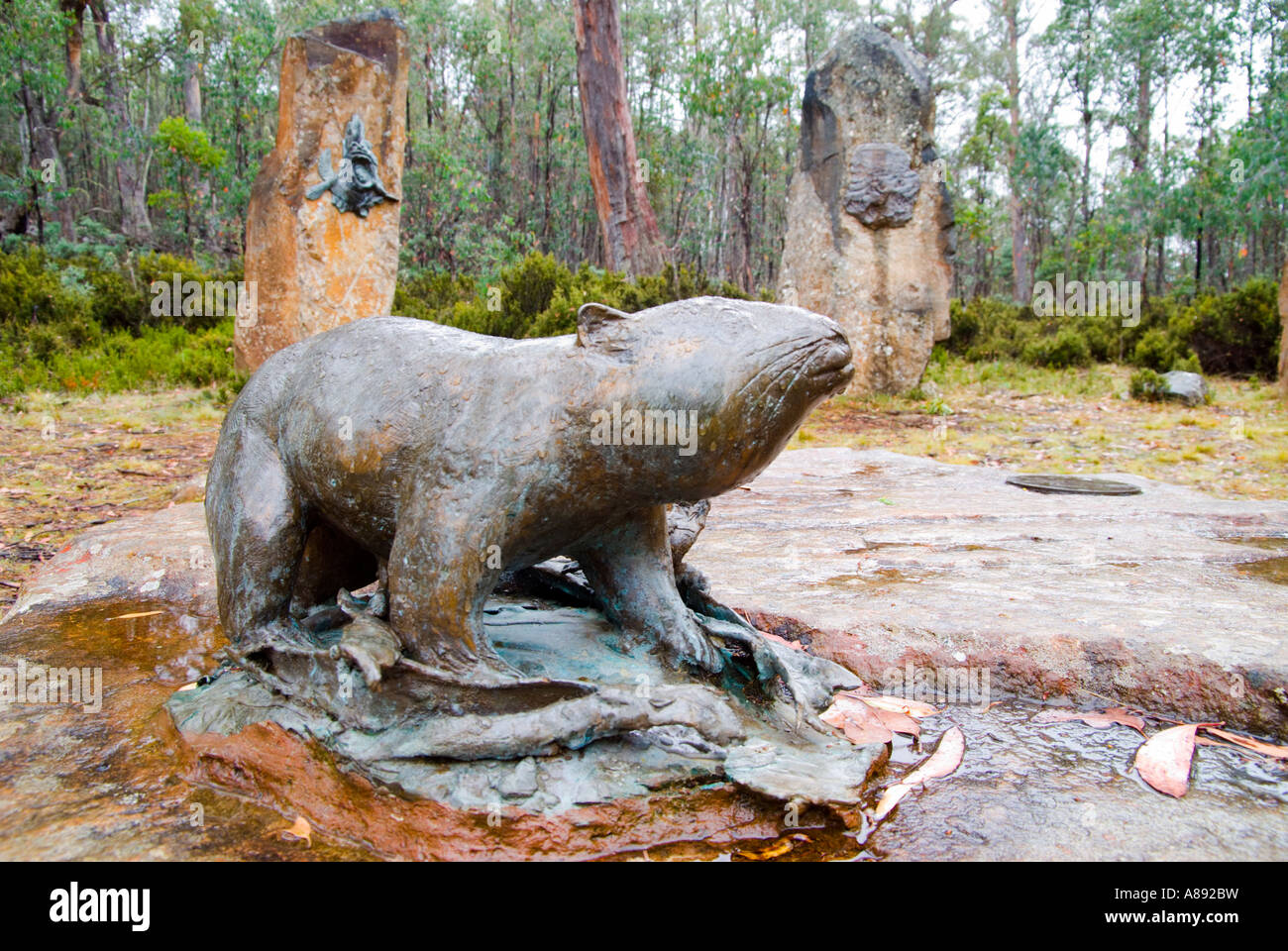 Forest sculpture park Stock Photo - Alamy