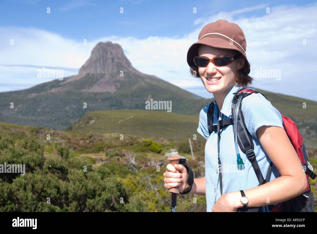 Female bushwalker hi-res stock photography and images - Alamy