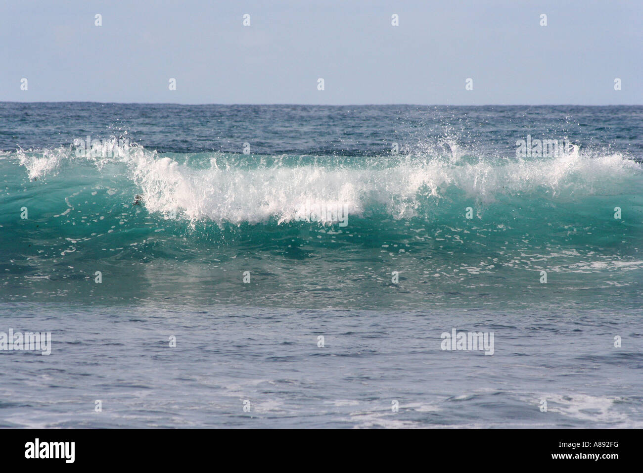 WHITEWATER FROM BROKEN WAVE HORIZONTAL BDA10676 Stock Photo - Alamy