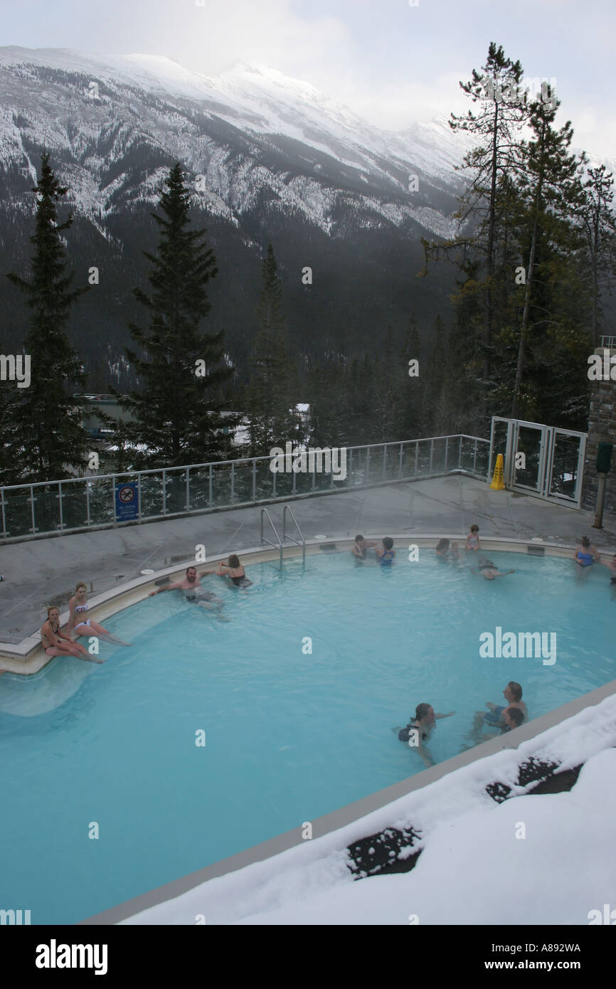 Banff Upper Mineral Hot Springs High Resolution Stock Photography and ...