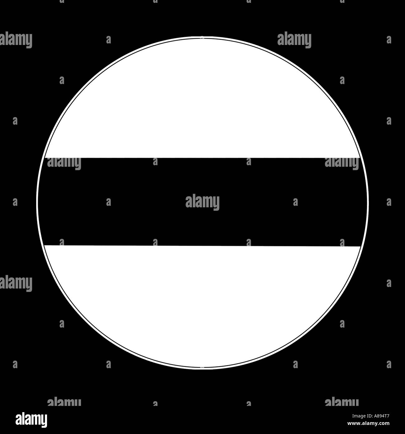 National road sign Black and White Stock Photos & Images - Alamy