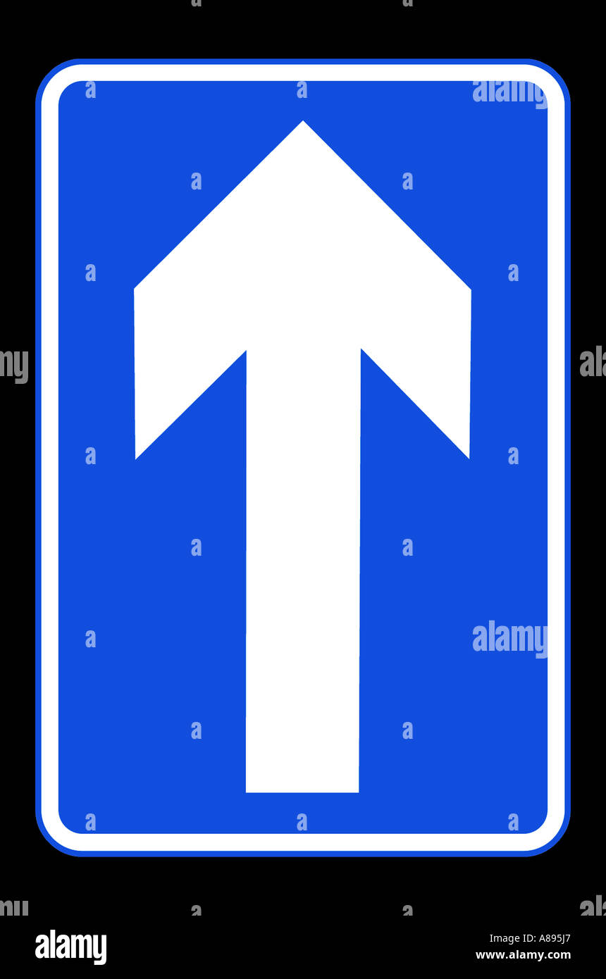 One Way Road Sign High Resolution Stock Photography and Images - Alamy