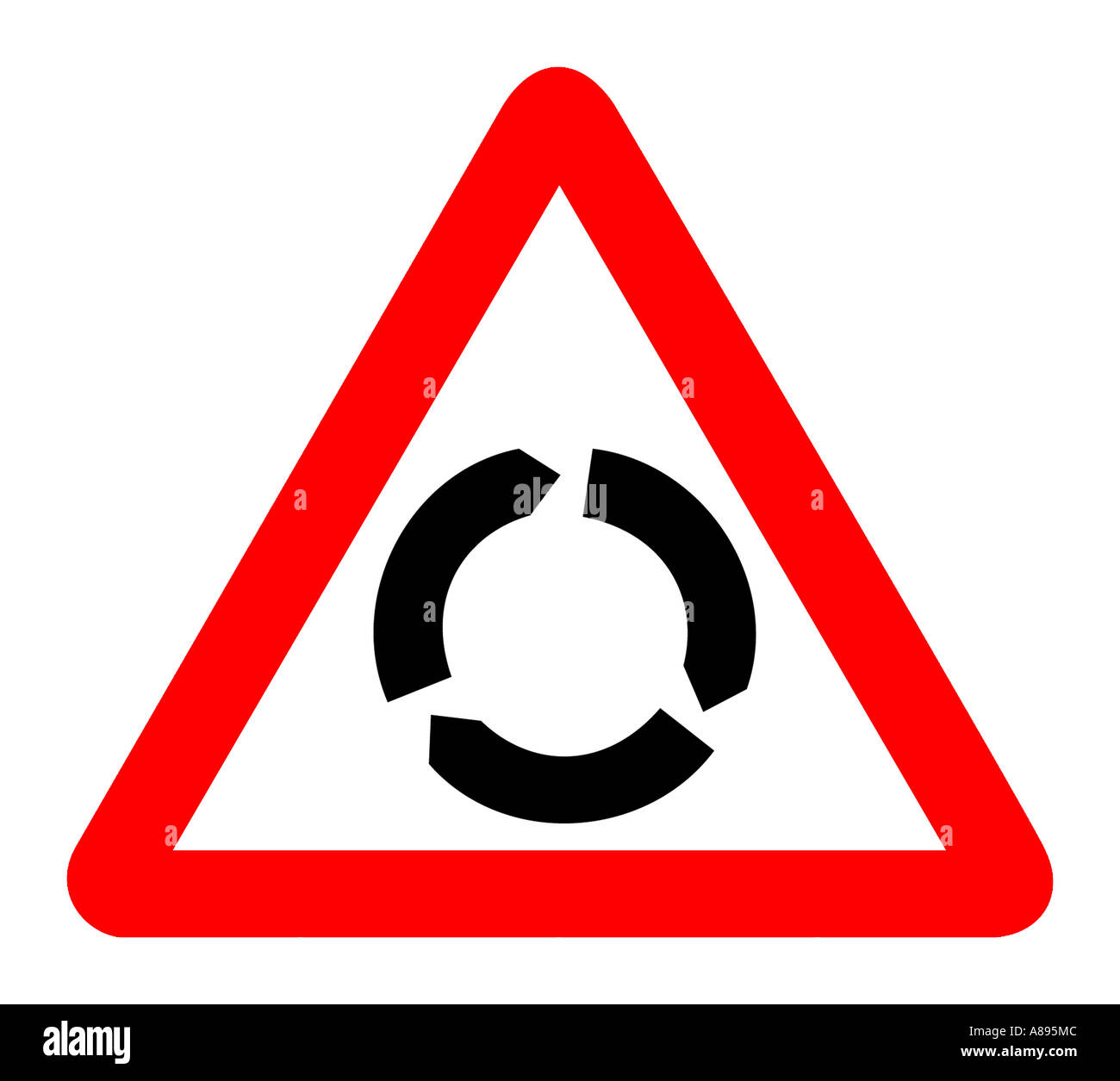 Roundabout sign cut out hi-res stock photography and images - Alamy