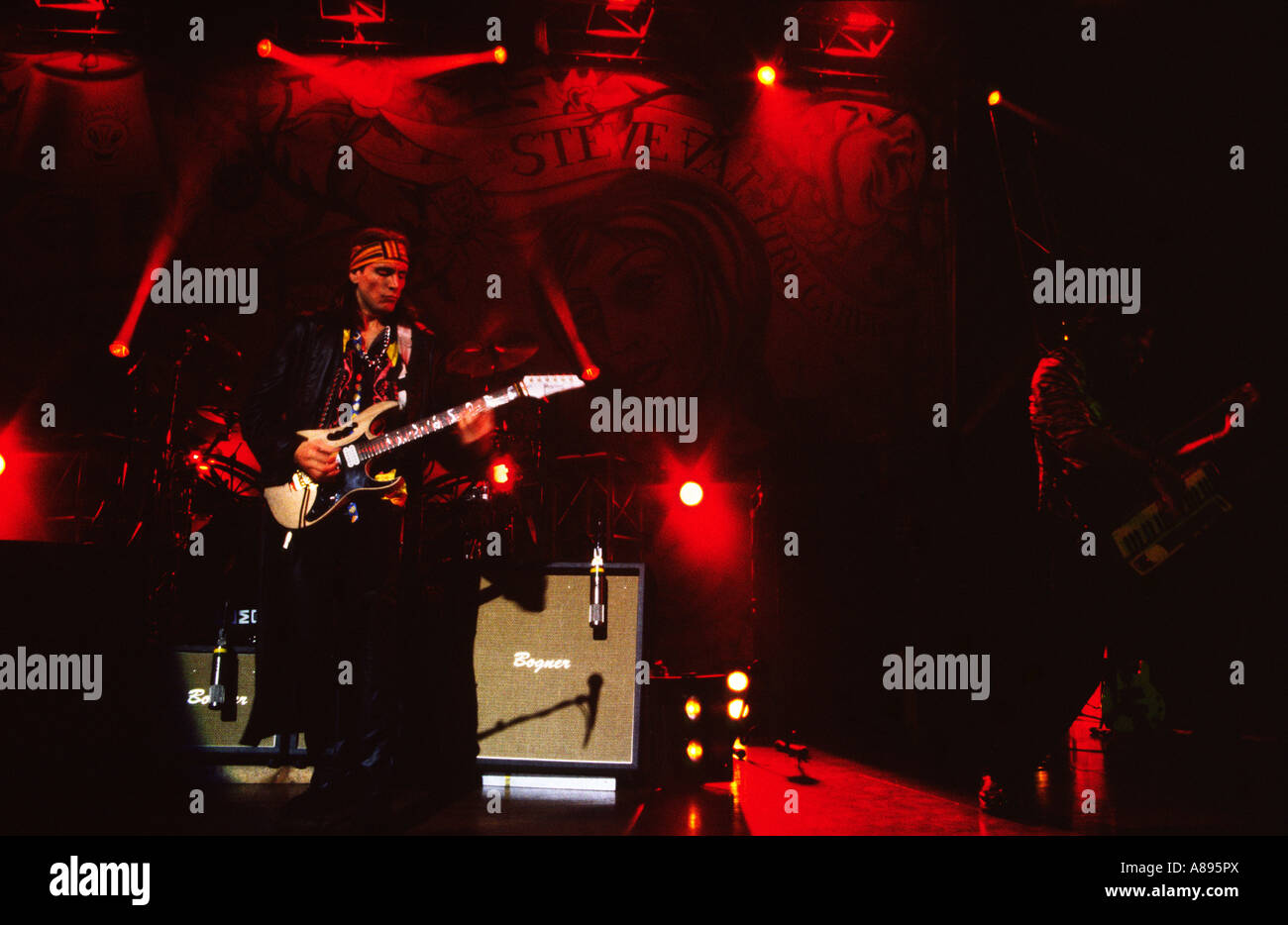 steve vai playing live in 1996 on the g3 tour in nottingham Stock Photo ...