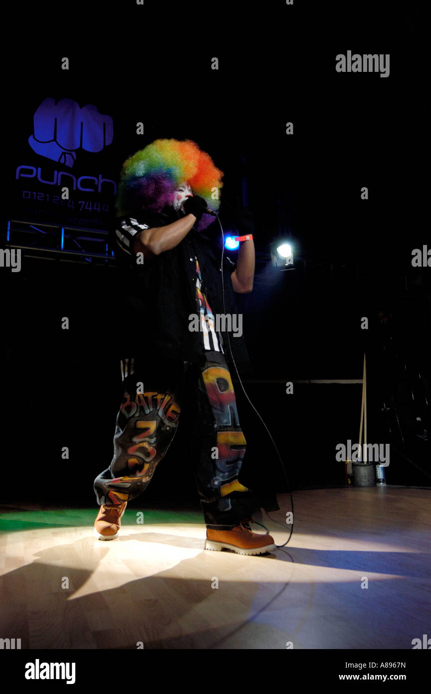 tommy the clown performing his unique hip hop clown dance live with his ...