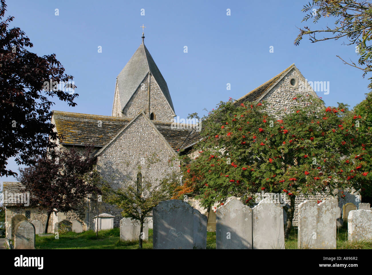 St Mary's church at Sompting, West Sussex, England, UK Stock Photo - Alamy