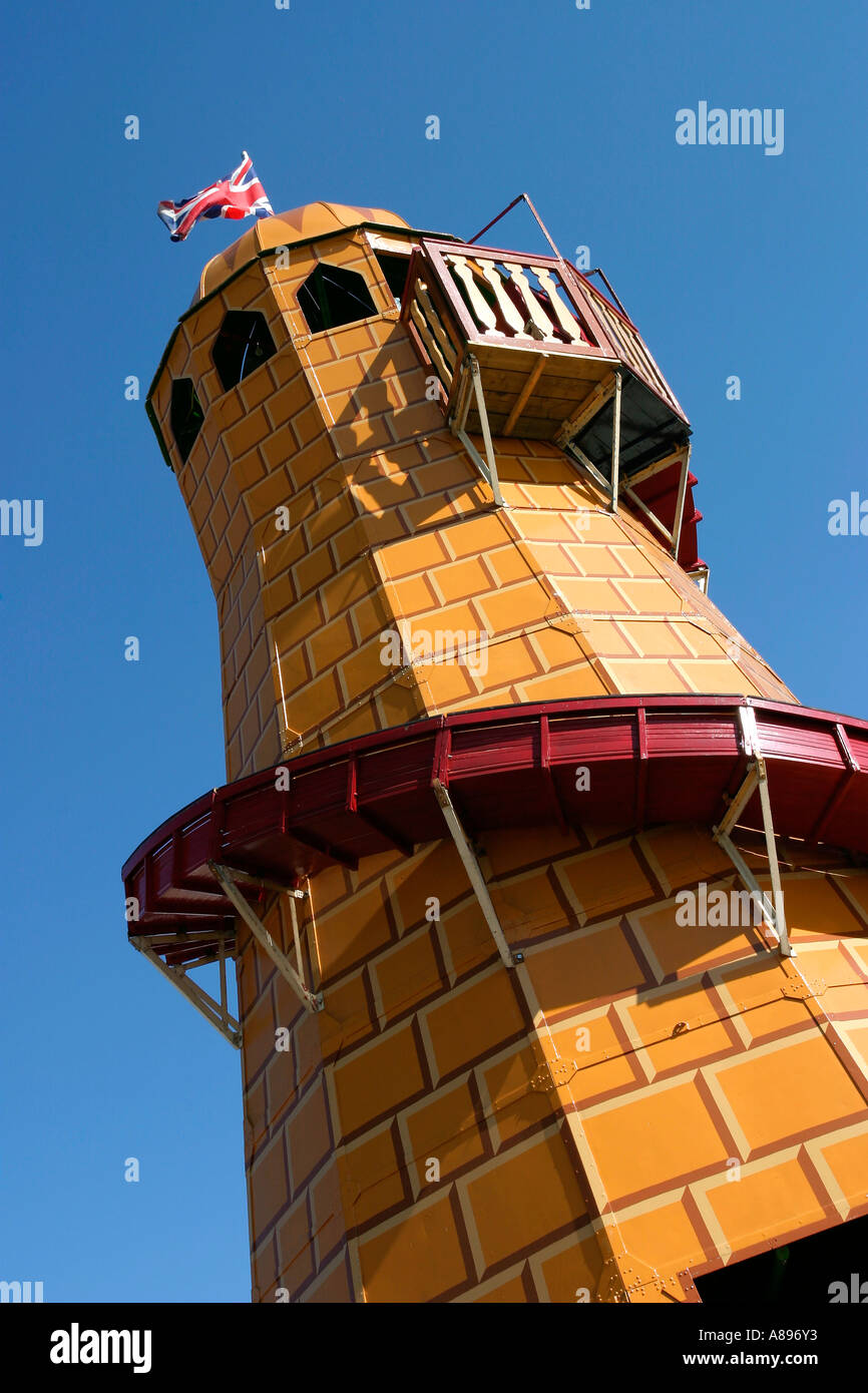 Helter skelter fairground spiral slide hi-res stock photography and ...