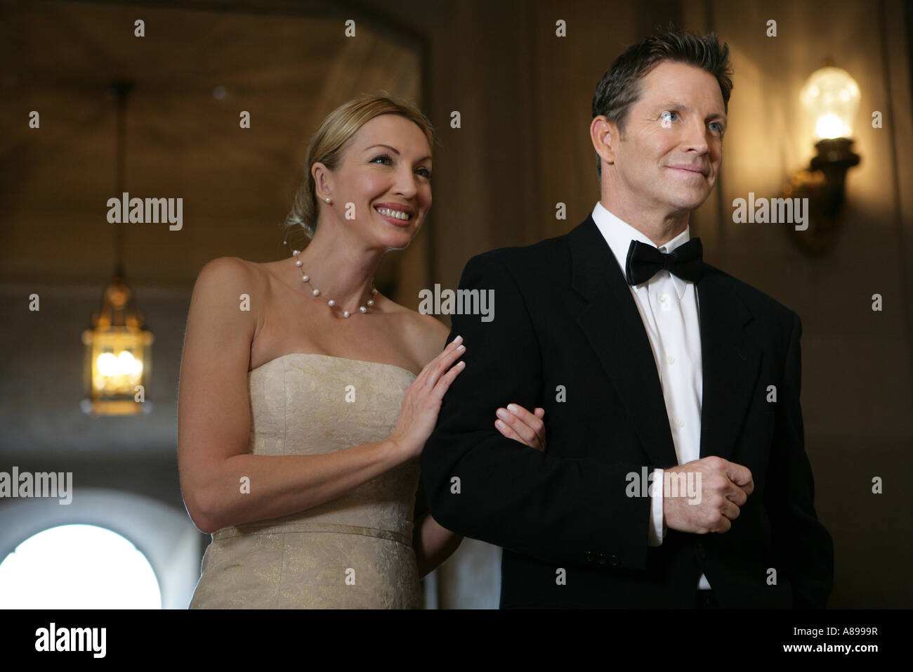 Boomer couple in wedding attire hi-res stock photography and images - Alamy