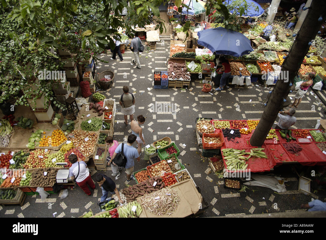 Funchal Market, Madeira, Portugal Stock Photo - Alamy