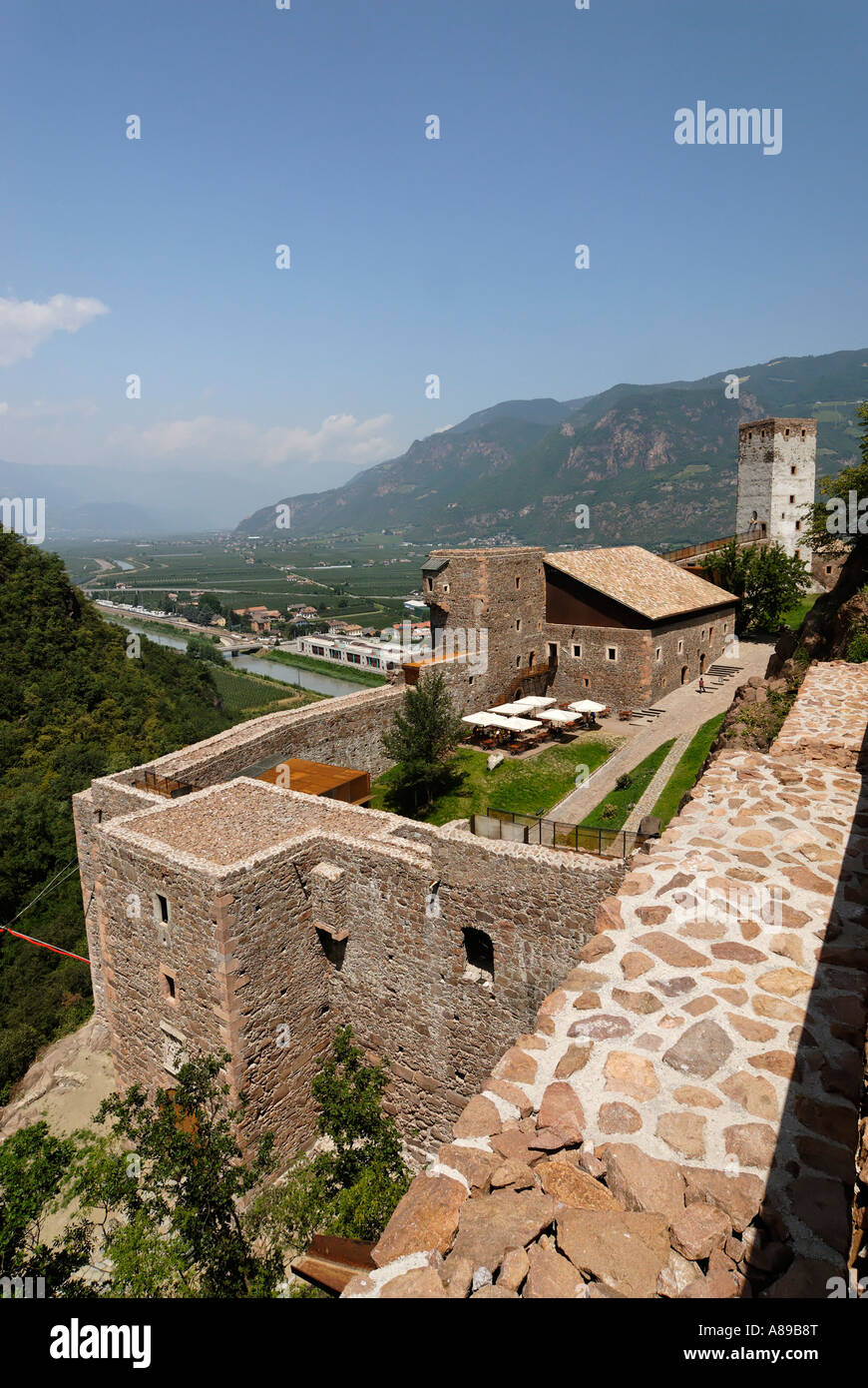 Castle Sigmundskron with the Alpinen Museum of Reinhold Messner Messner ...