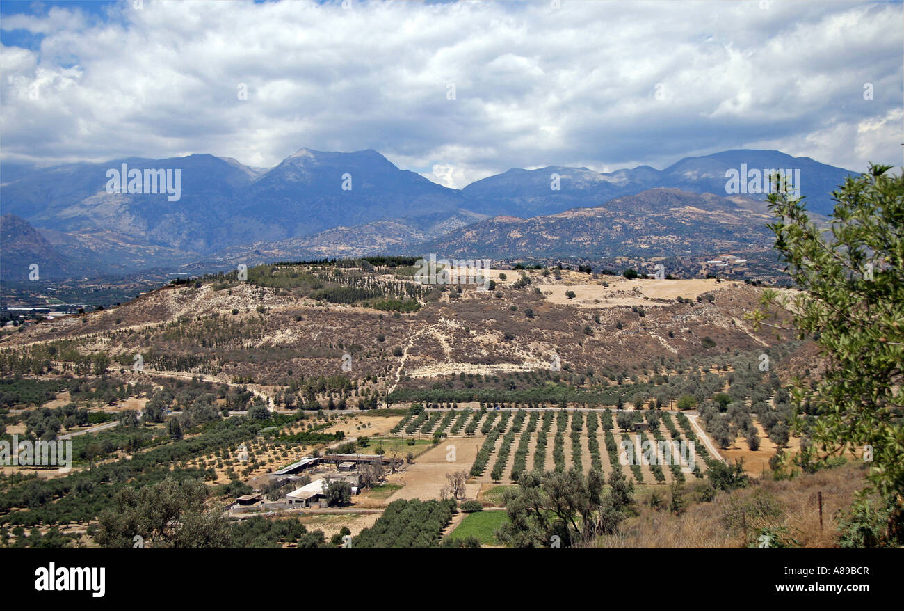 Messara plains, Crete, Greece Stock Photo - Alamy