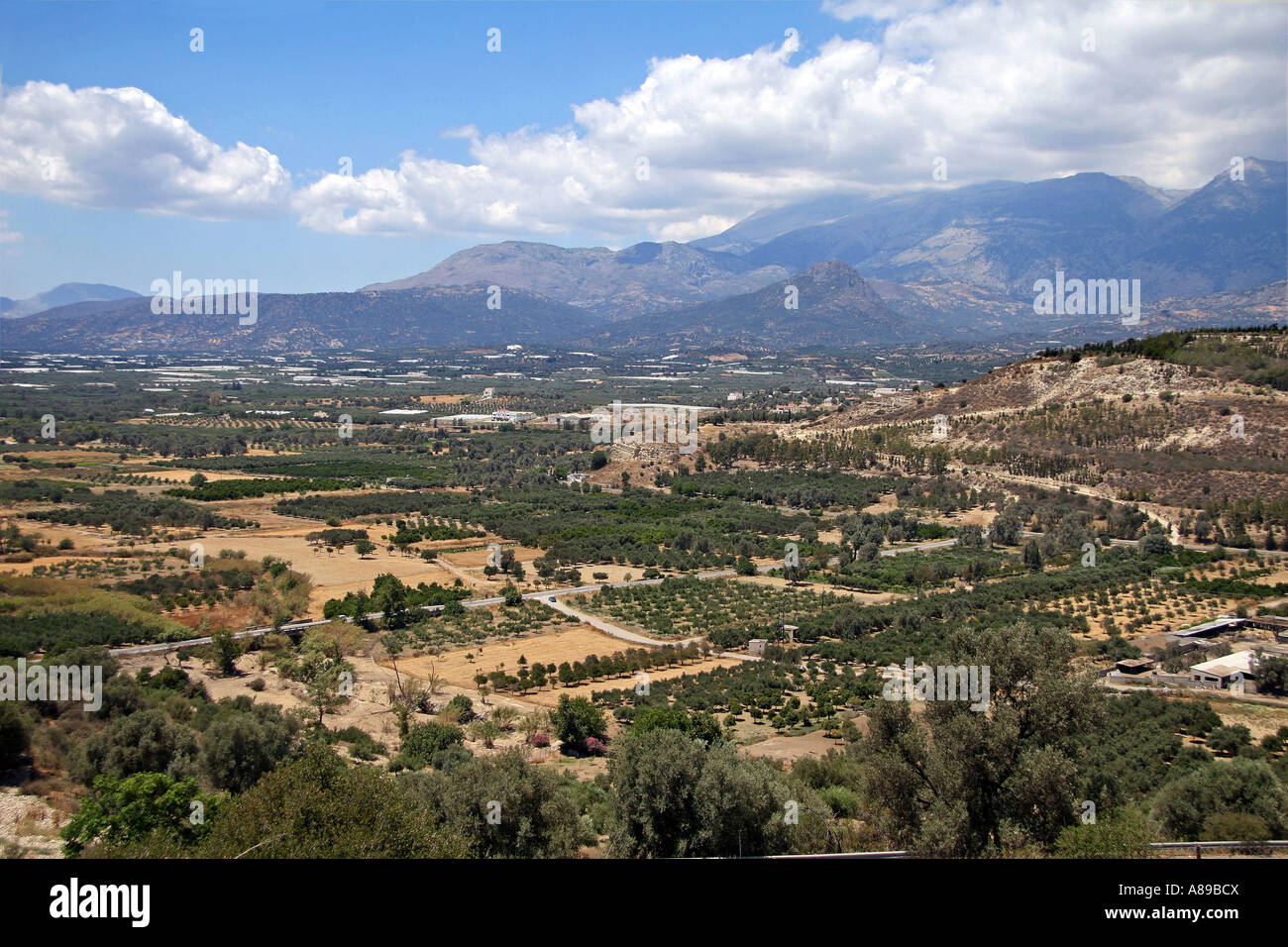 Messara plains, Crete, Greece Stock Photo - Alamy