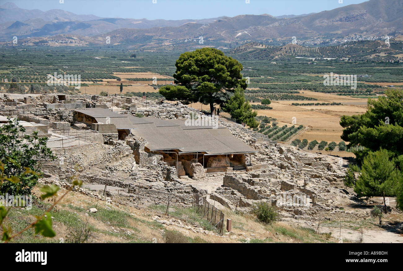 Palace, Minos, Crete, Greece Stock Photo - Alamy