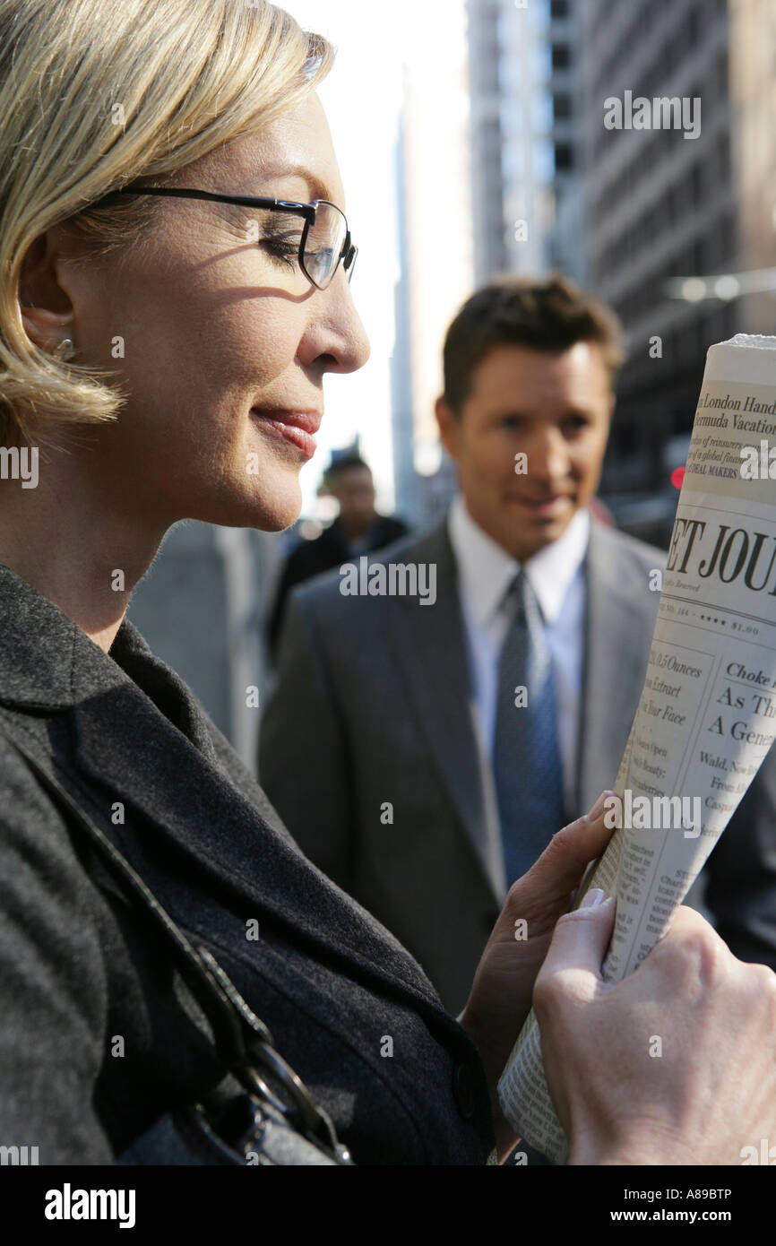 Two people outside Stock Photo - Alamy