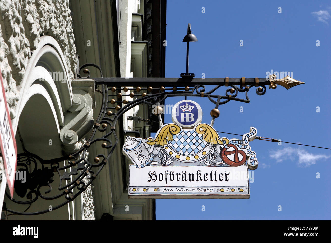 Sign, Hofbraeukeller, Munich, Bavaria, Germany Stock Photo - Alamy
