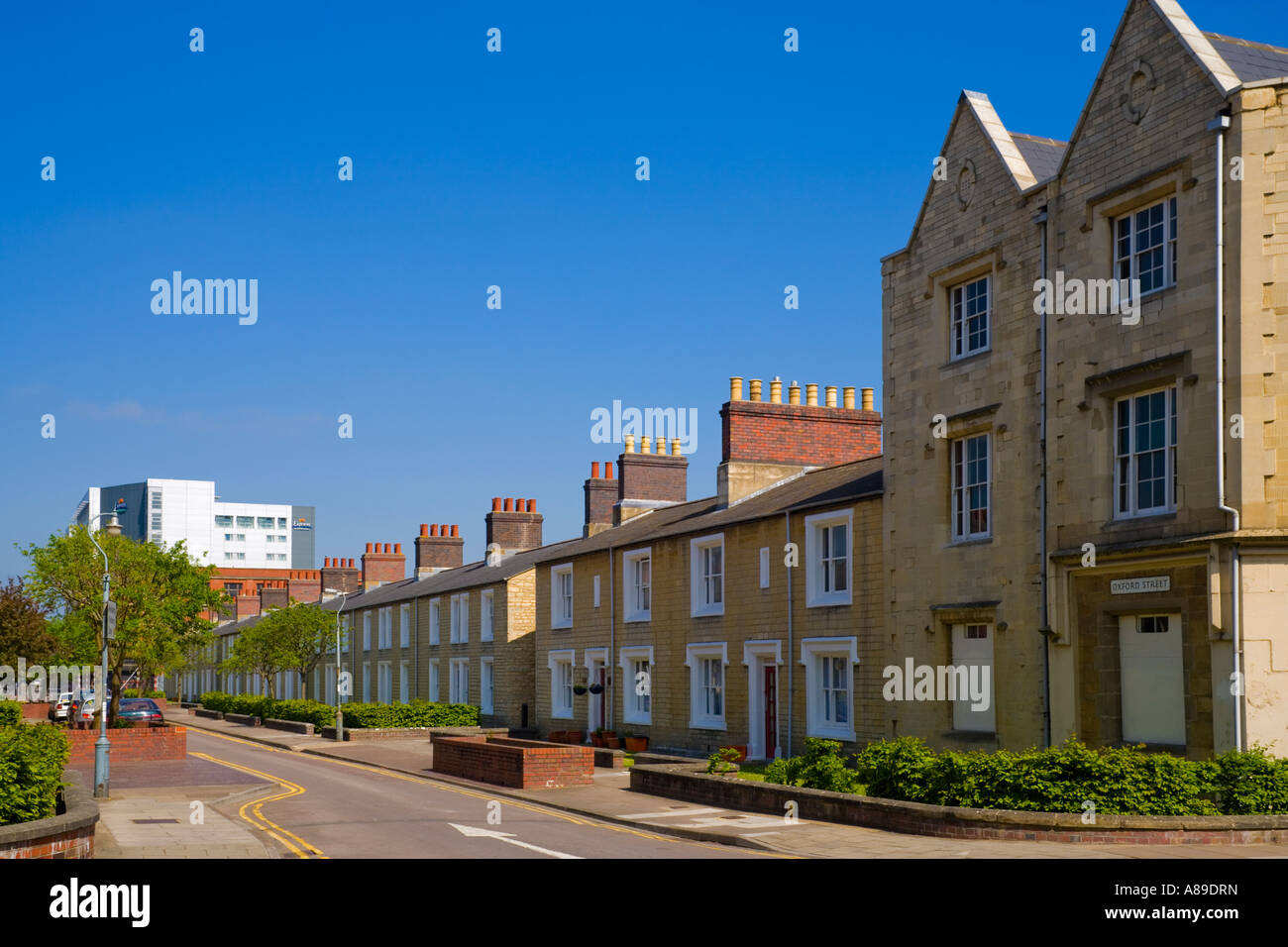 Oxford Street in the Great Western Railway village Swindon workers ...