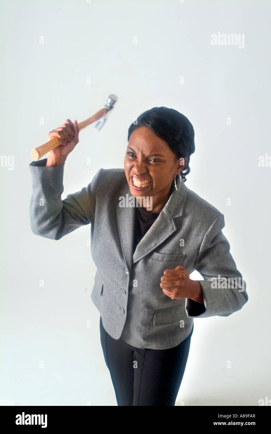 Woman breaking glass ceiling hi-res stock photography and images - Alamy