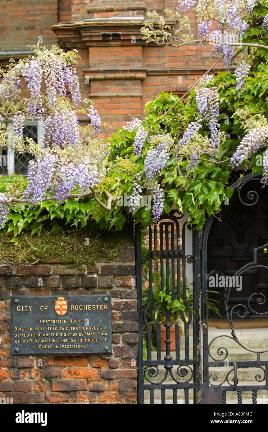 Restoration House Rochester Kent Stock Photo - Alamy