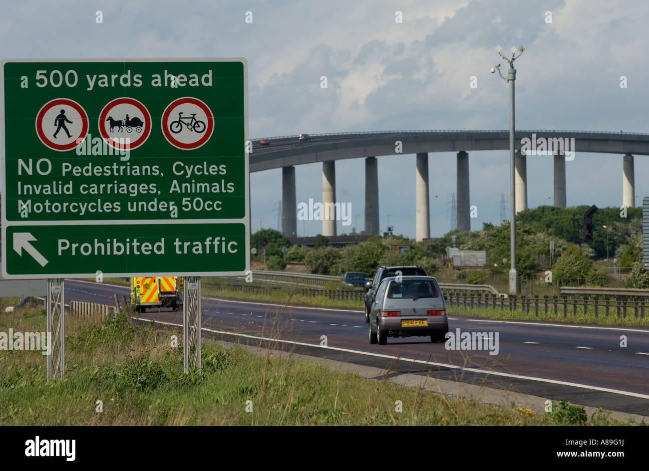The bridge over the Swale connecting the Isle of Sheppey with mainland ...