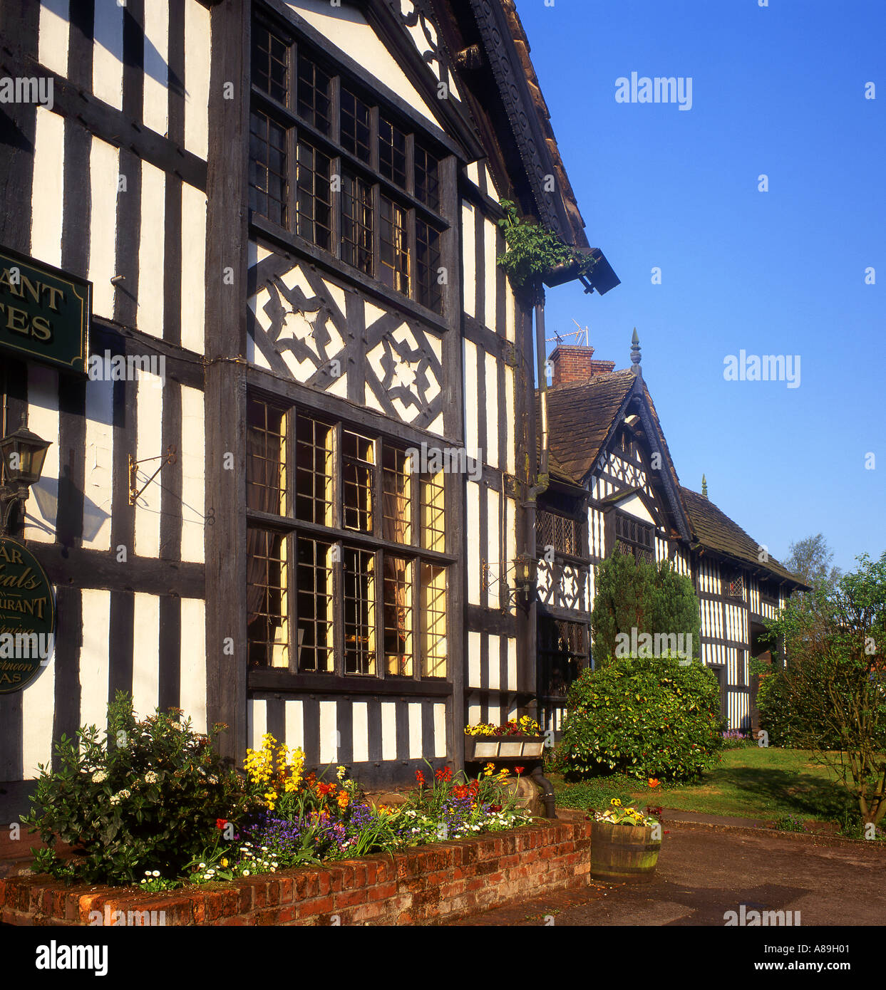 The Old Hall in Summer Sandbach Cheshire England UK Stock Photo - Alamy