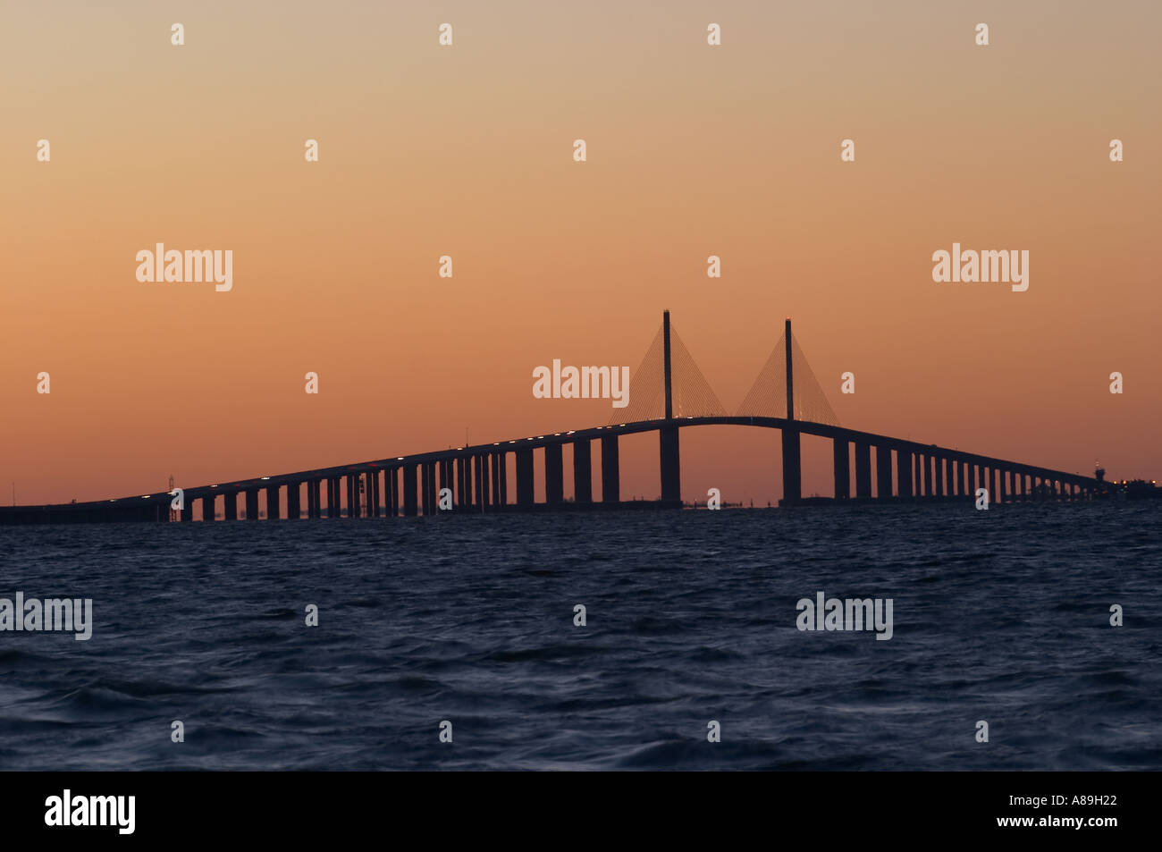 Sunshine Skyway Bridge Florida Stock Photo - Alamy