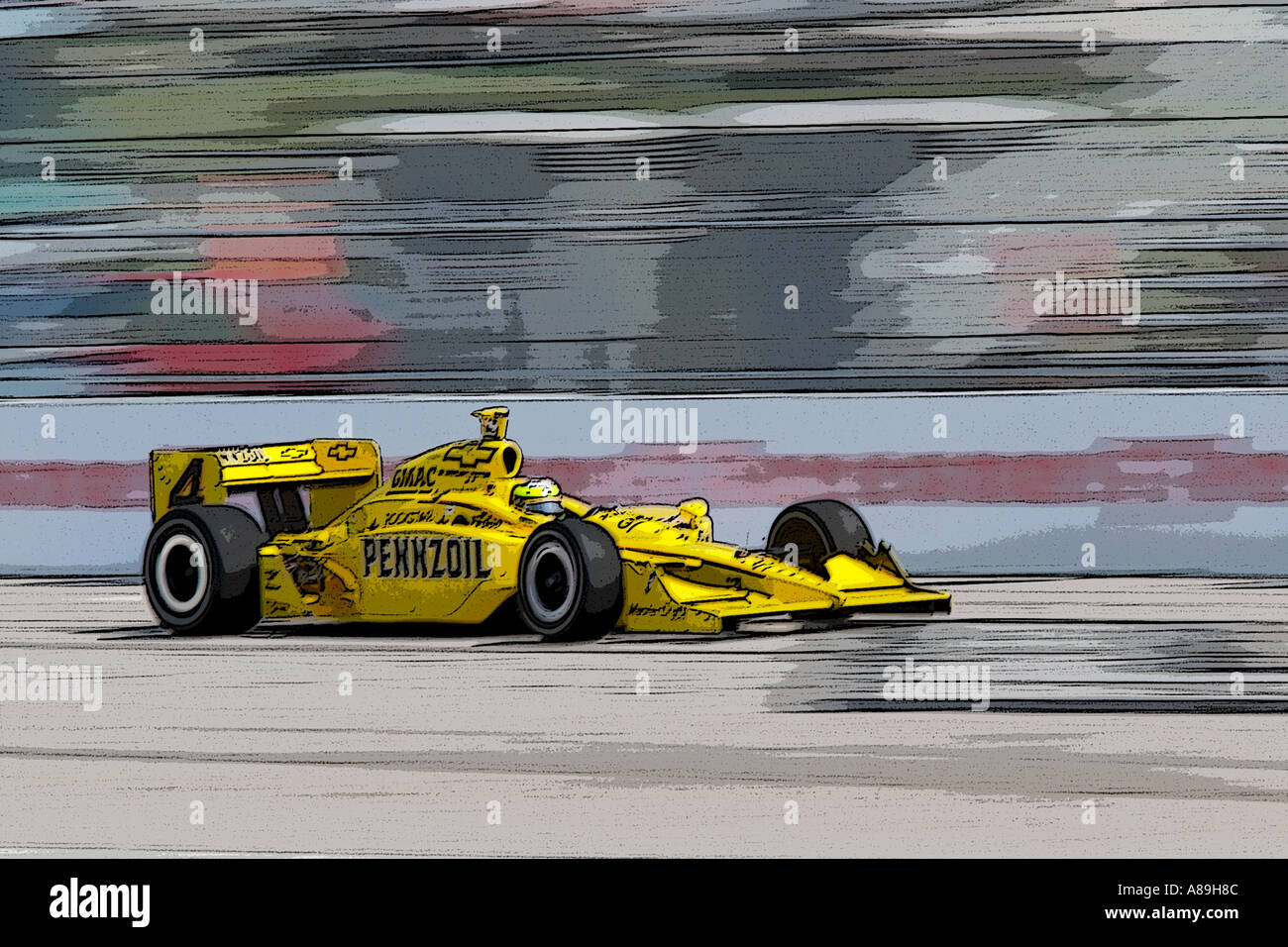Pennzoil race car hi-res stock photography and images - Alamy