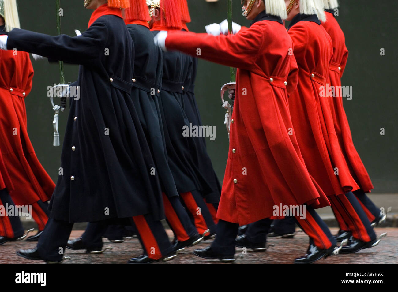 Regimental band in parade Stock Photo - Alamy