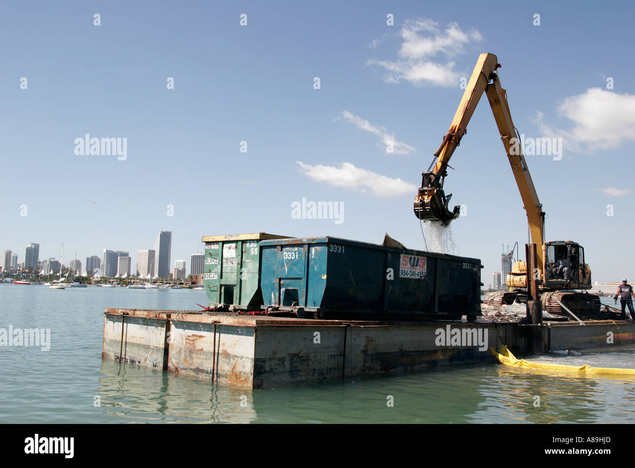 Miami Florida,Biscayne Bay,San Marco Island,weather,Hurricane cleanup ...