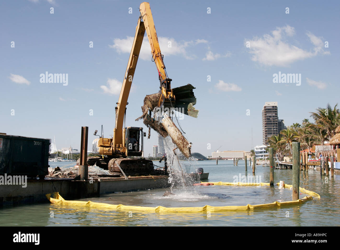 Miami Florida,Biscayne Bay,San Marco Island,weather,Hurricane cleanup ...