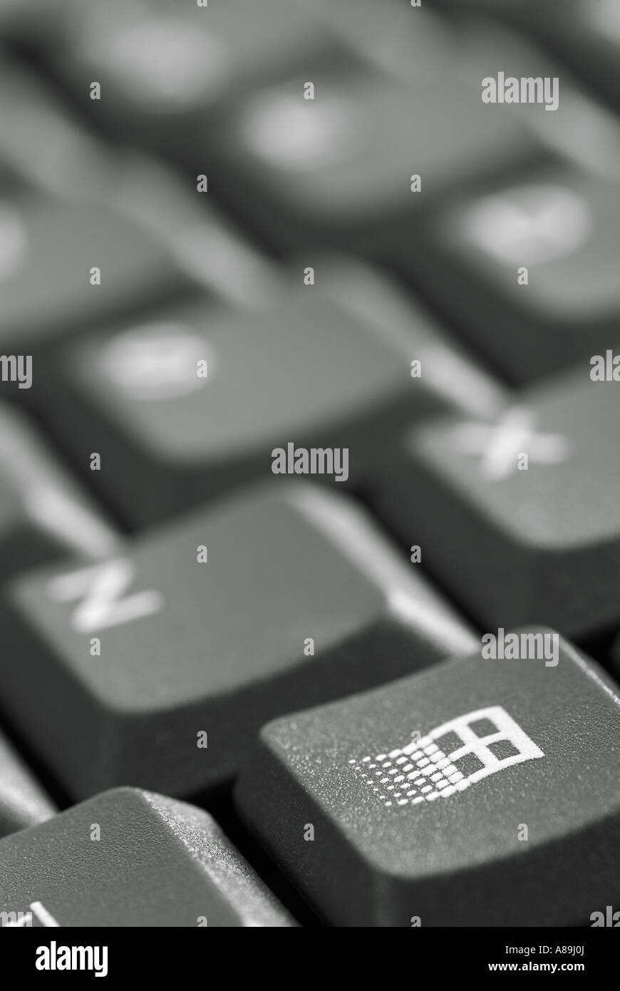 Computer Keyboard Close Up Showing the Windows Key Stock Photo - Alamy