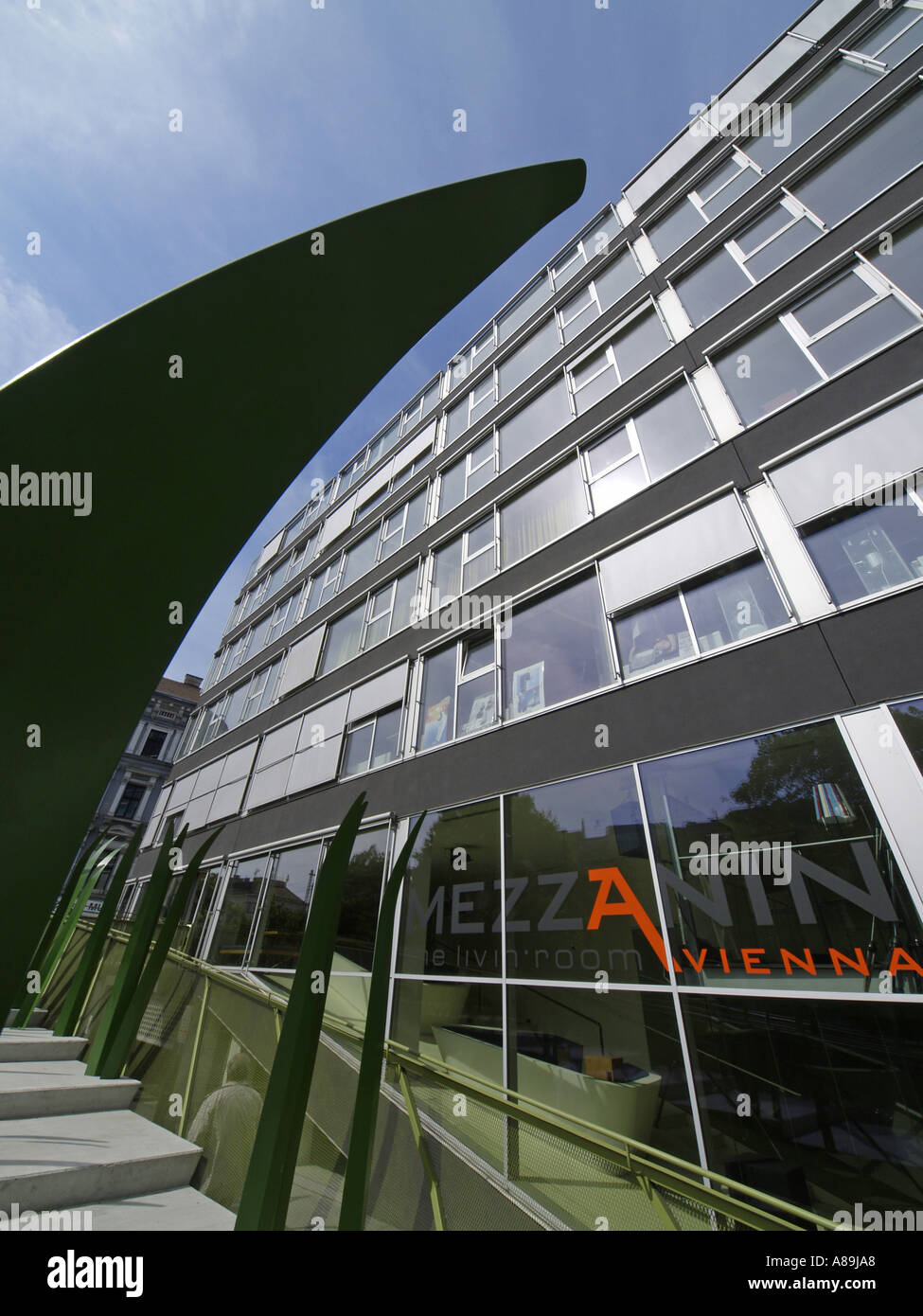 Vienna, modern office building, impuls centre IP.TWO, Lerchenfelder ...