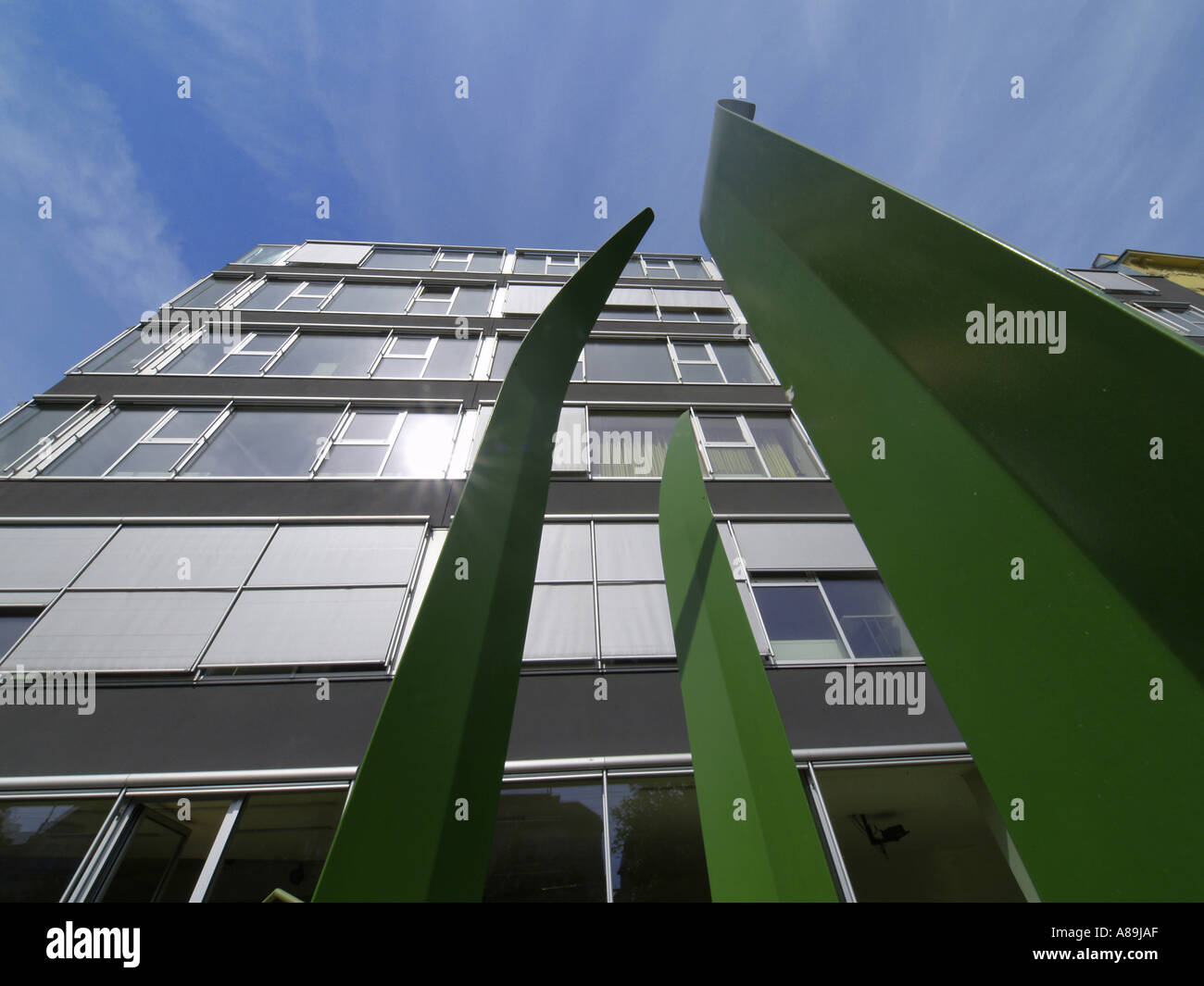 Vienna, modern office building, impuls centre IP.TWO, Lerchenfelder ...