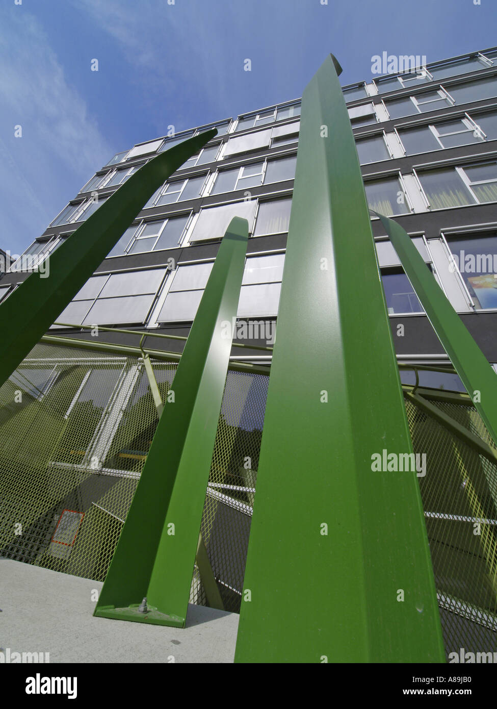 Vienna, modern office building, impuls centre IP.TWO, Lerchenfelder ...