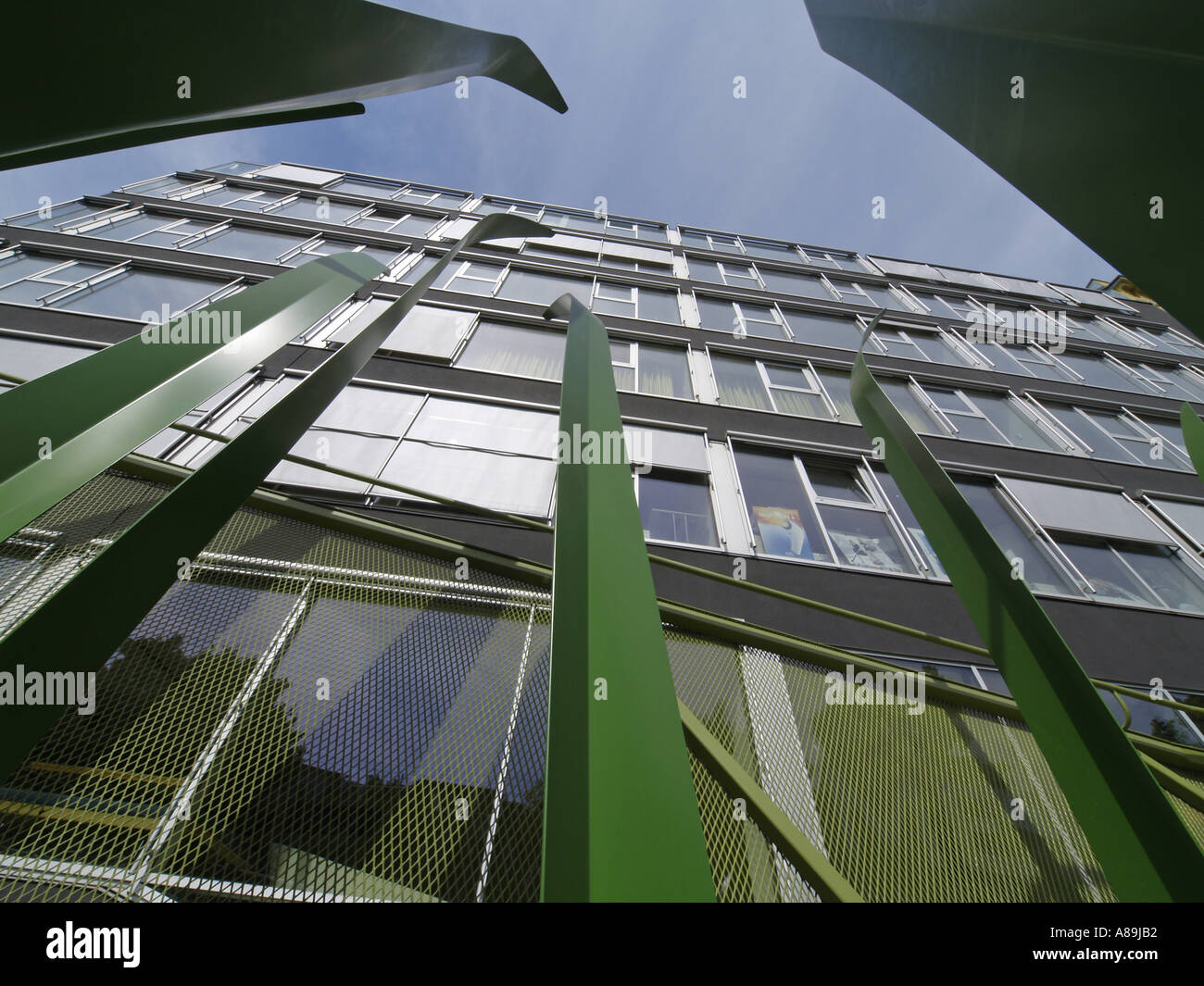 Vienna, modern office building, impuls centre IP.TWO, Lerchenfelder ...