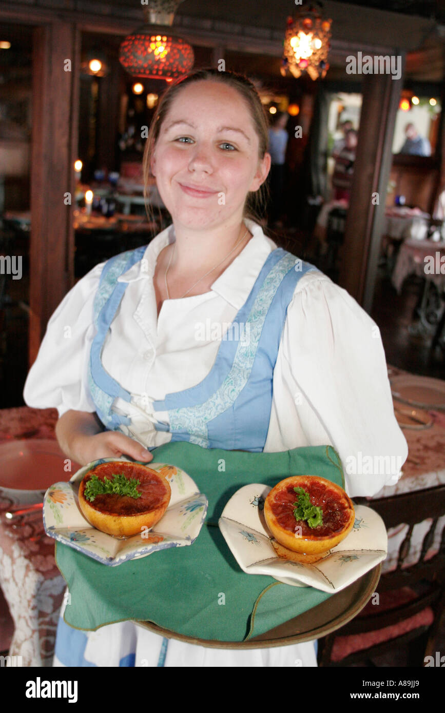 Lake Wales Florida,Chalet Suzanne Restaurant Inn,waitress server ...