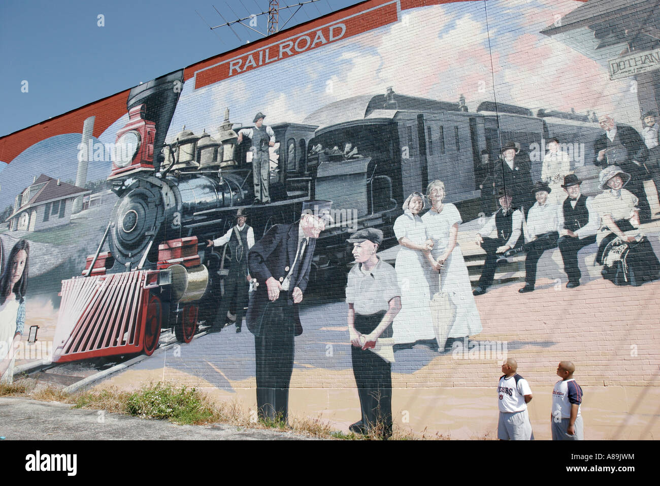 Dothan Alabama,Wiregrass Region murals,local history,railroad,visitors ...