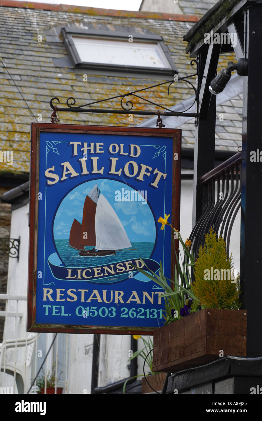 The Old Sail Loft restaurant in West Looe Cornwall Stock Photo - Alamy