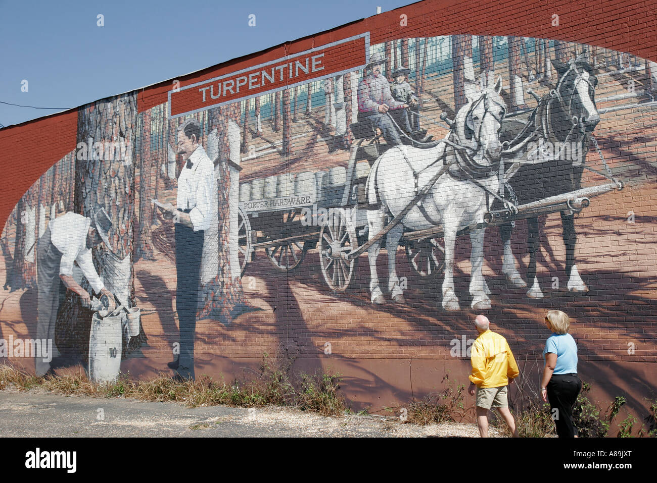 Dothan Alabama,Wiregrass Region murals,local history,turpentine ...