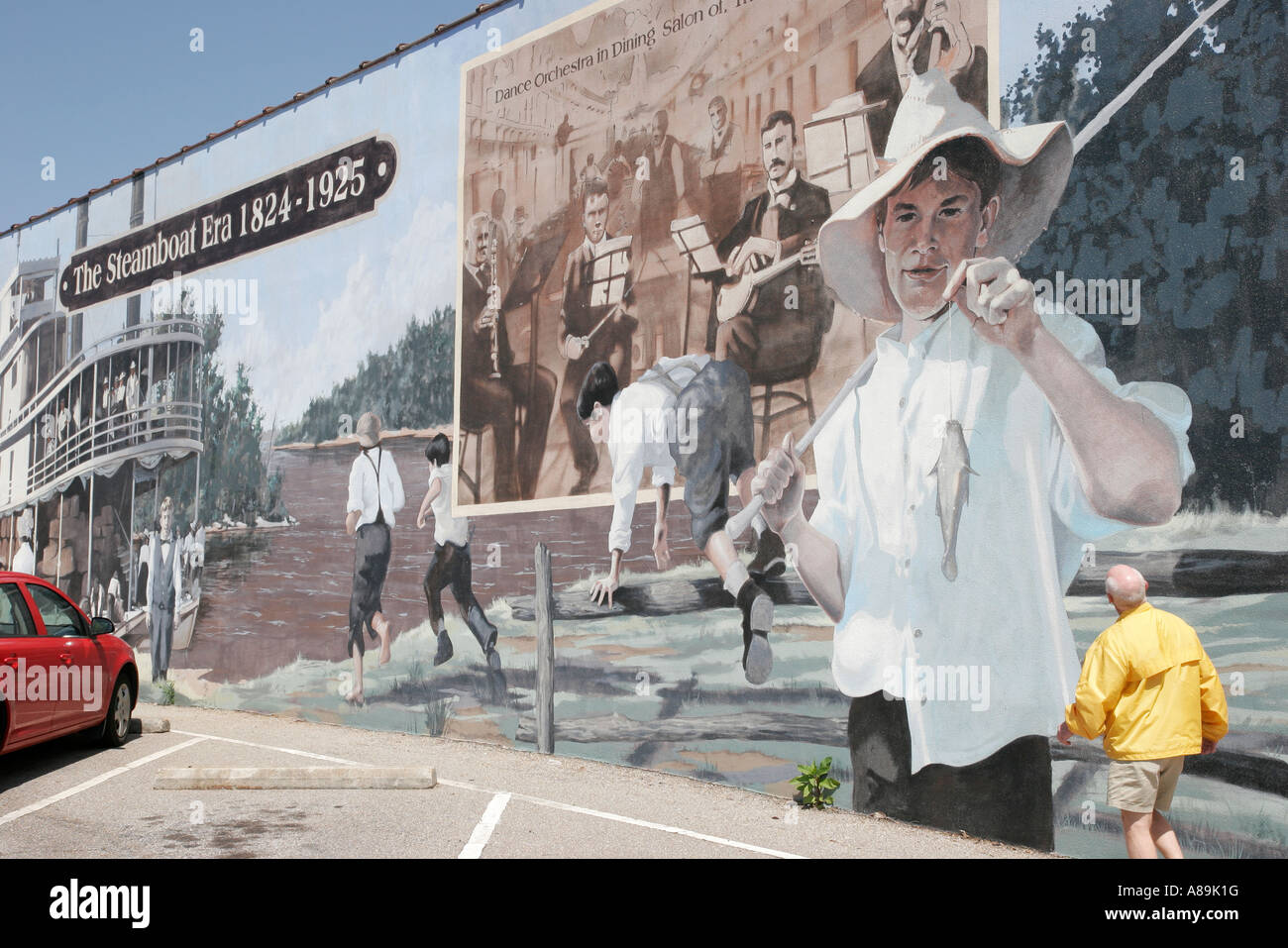 Dothan Alabama,Wiregrass Region murals,local history,Steamboat era ...