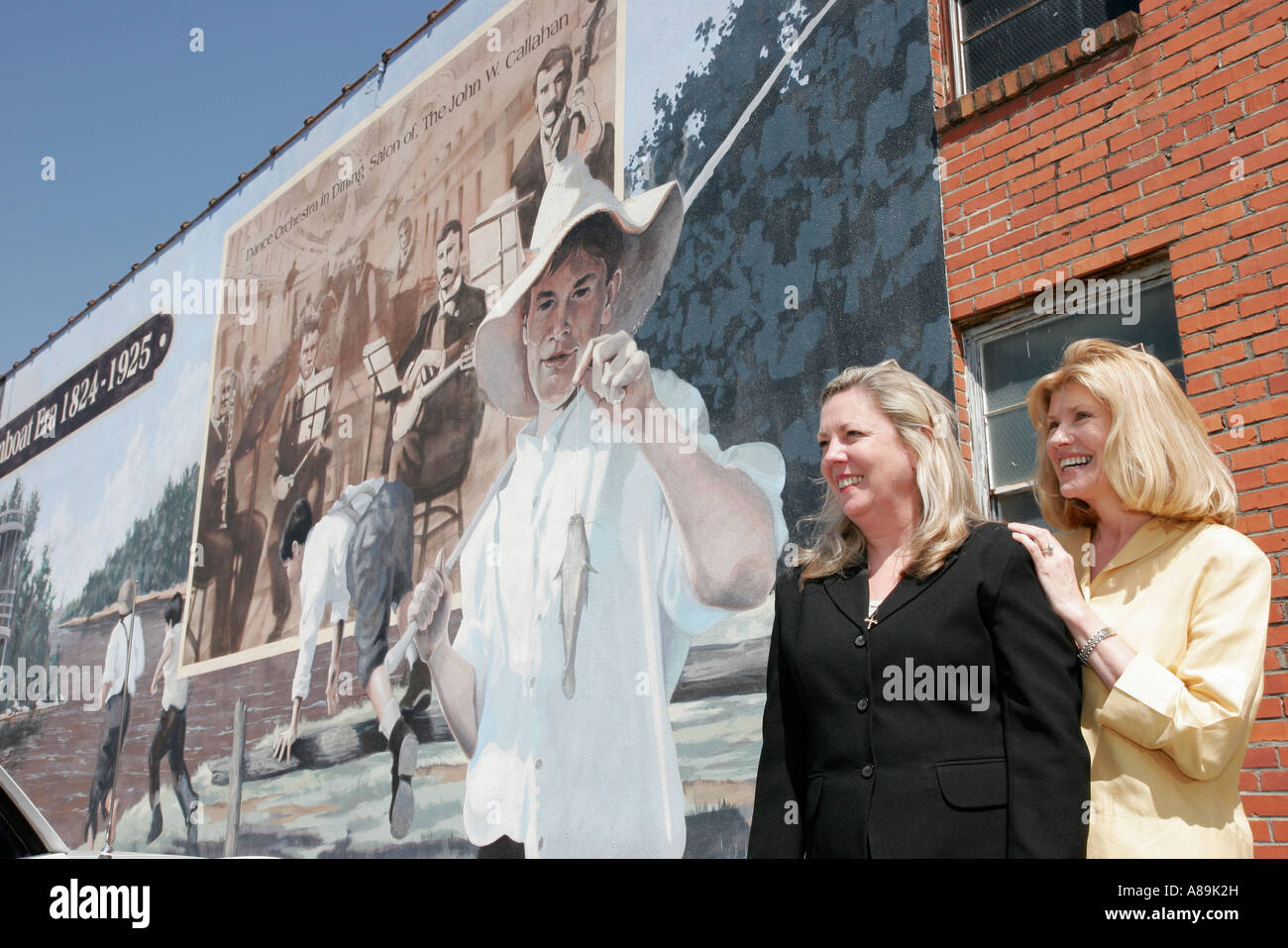 Dothan Alabama,Wiregrass Region murals,local history,Steamboat era ...