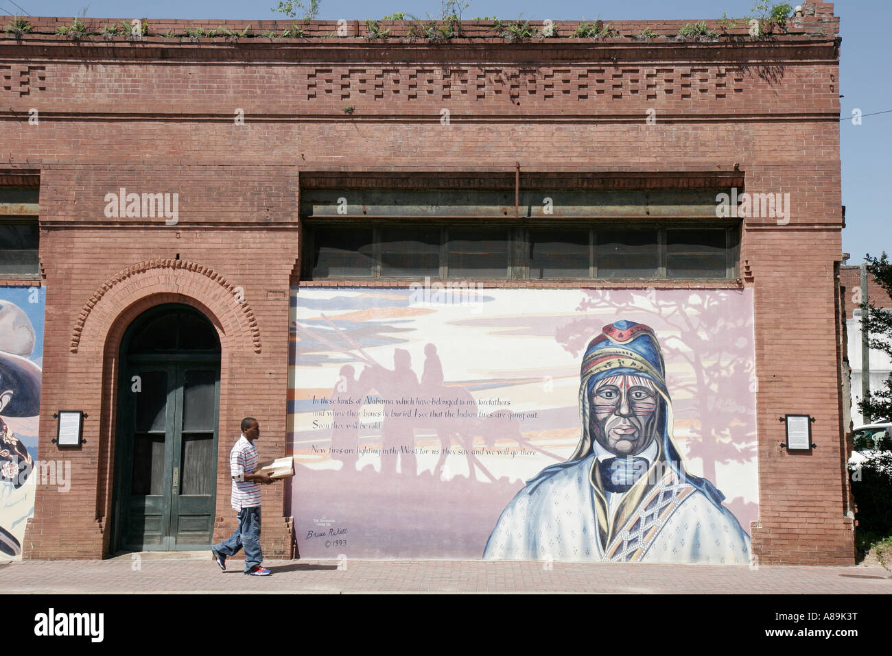 Dothan Alabama,Wiregrass Region murals,local history,Seminole Indian ...