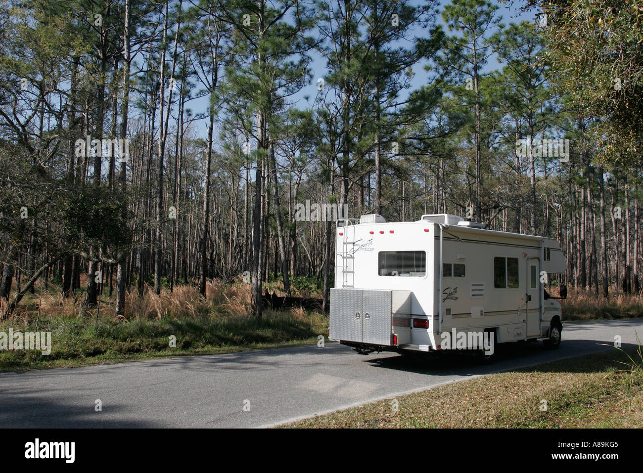 Florida Lake Kissimmee State Park,camper,caravan,RV,recreational ...