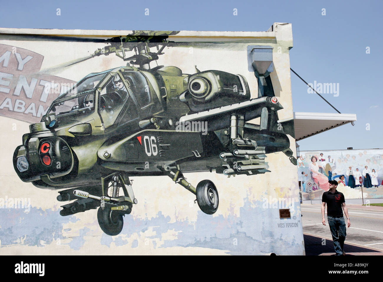 Dothan Alabama,Wiregrass Region,mural,local history,military helicopter ...