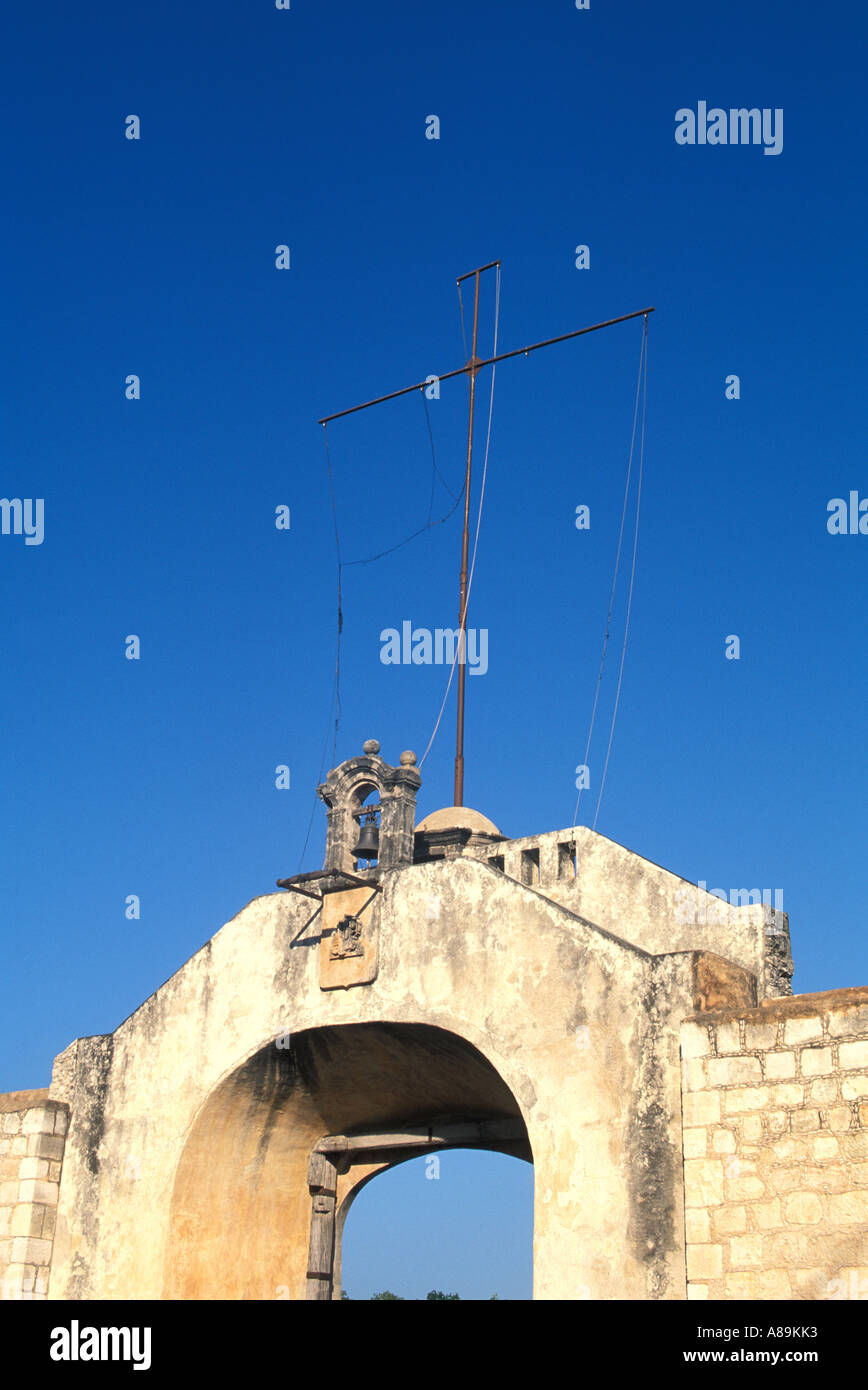 Campeche Mexico yucatan city gate Stock Photo - Alamy