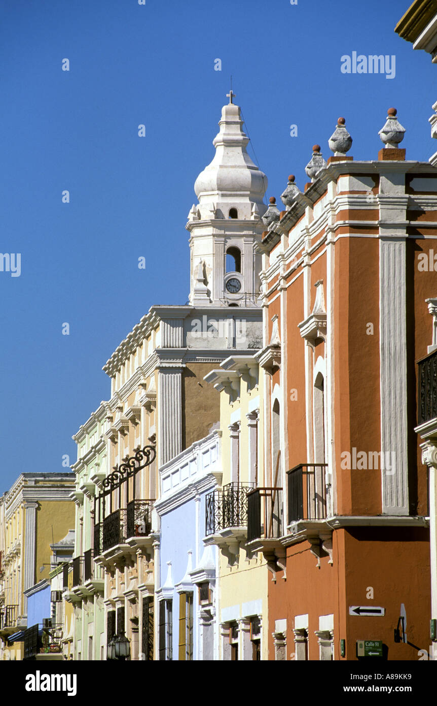 Campeche Mexico traditional architecture Stock Photo - Alamy