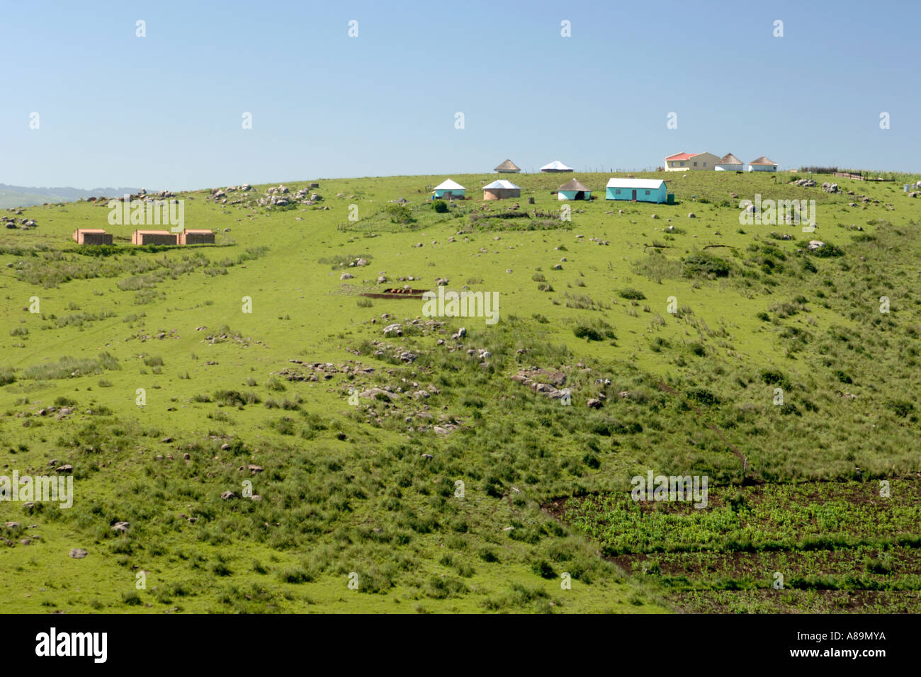 Scenery along the road to Mazeppa Bay near Cats Pass in South Africa's ...