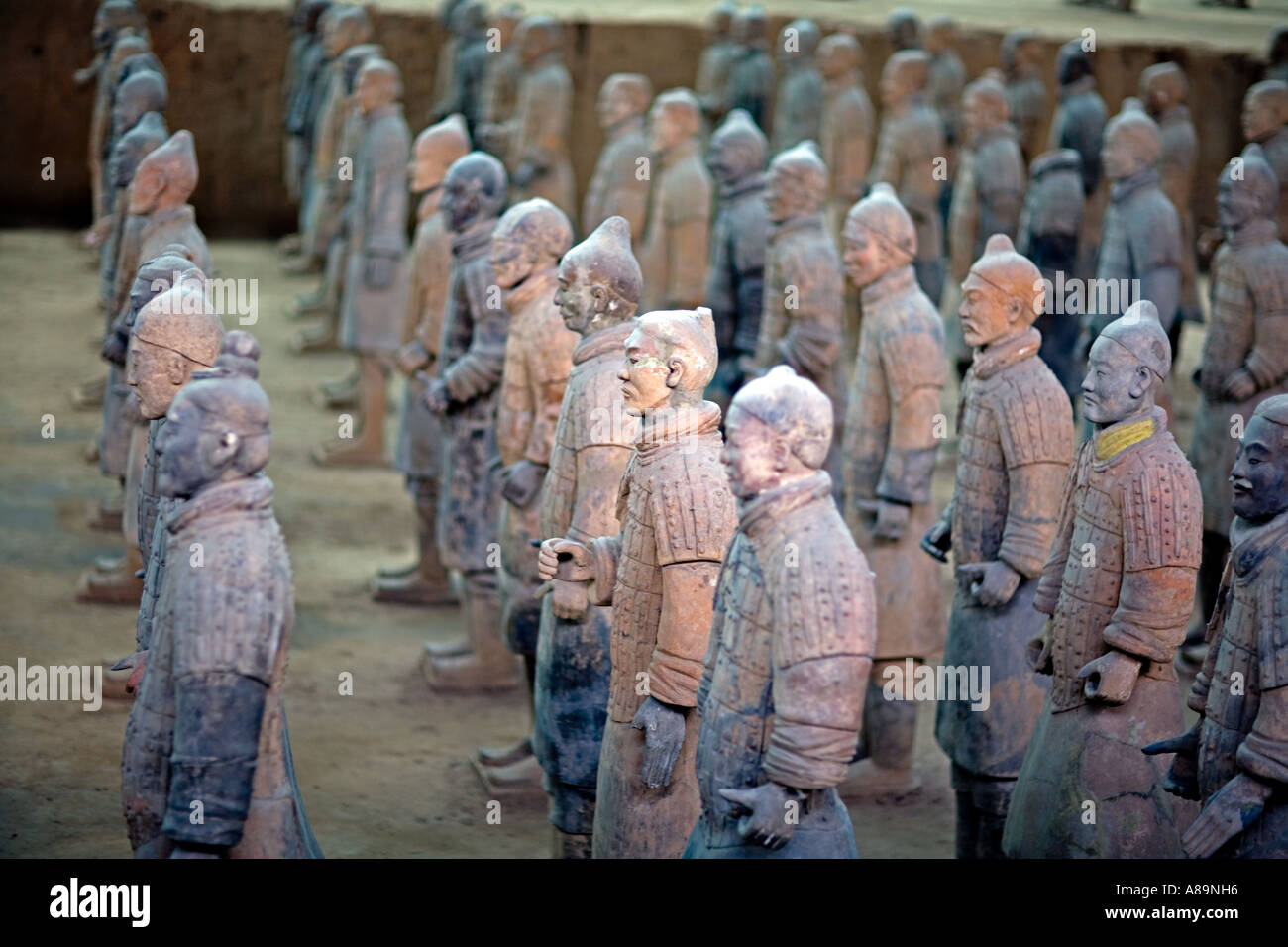 CHINA XI AN The Army of Terracotta Warriors uncovered in the tomb of ...